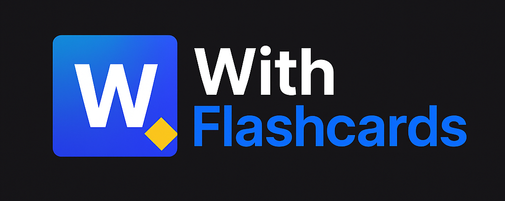 WithFlashcards | Aprenda inglês com flashcards inteligentes